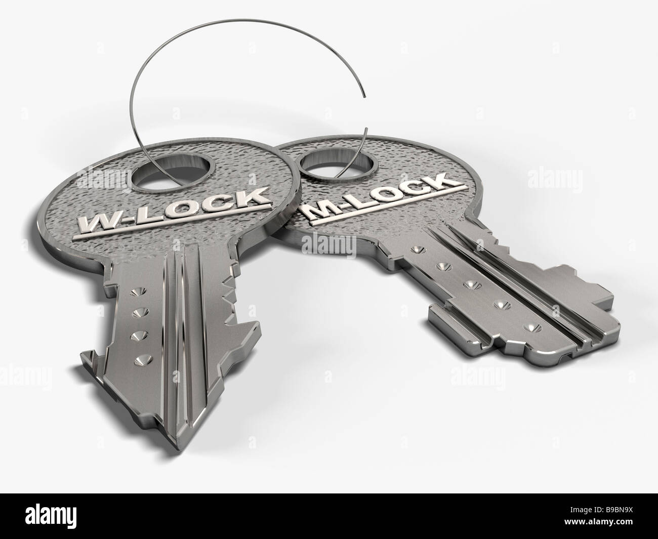 keys of love Stock Photo - Alamy