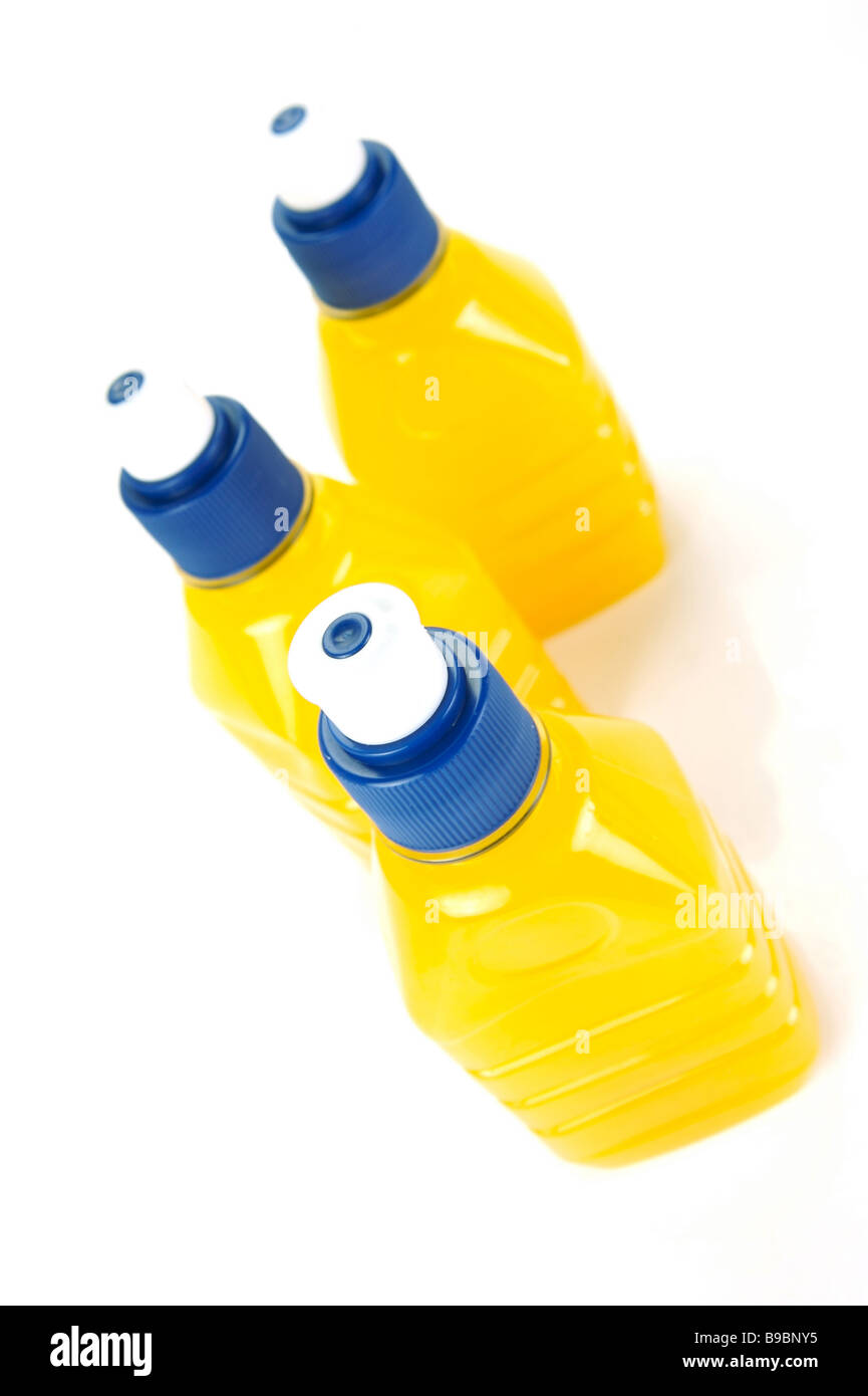 Pop top juice bottles isolated against a white background Stock Photo ...
