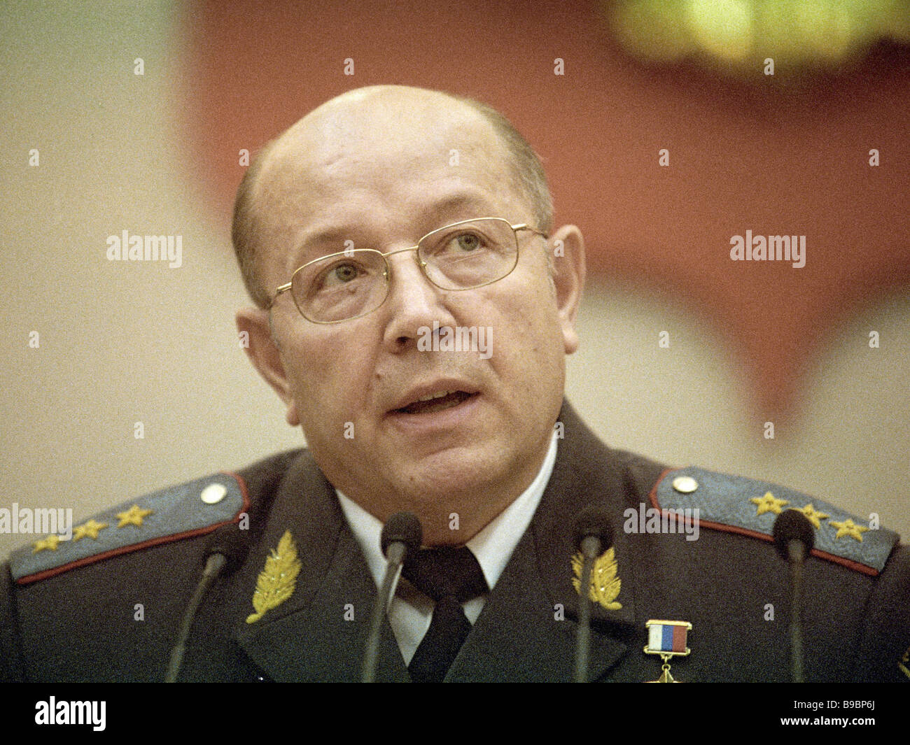 Deputy Interior Minister of the Russian Federation Alexander Chekalin ...