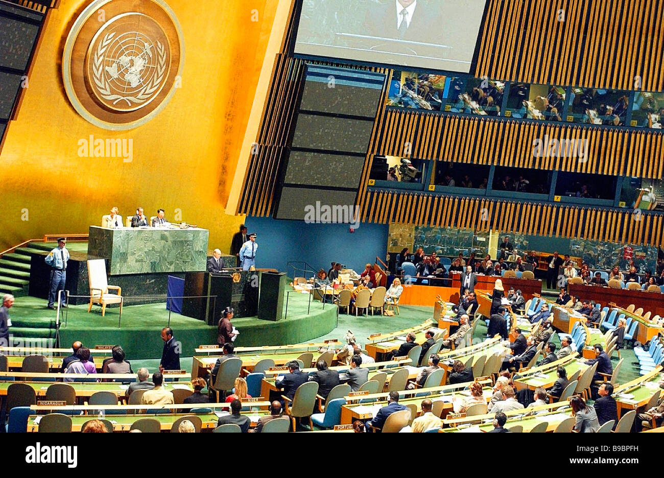 Russian President Vladimir Putin at the 58th session of the UN General ...