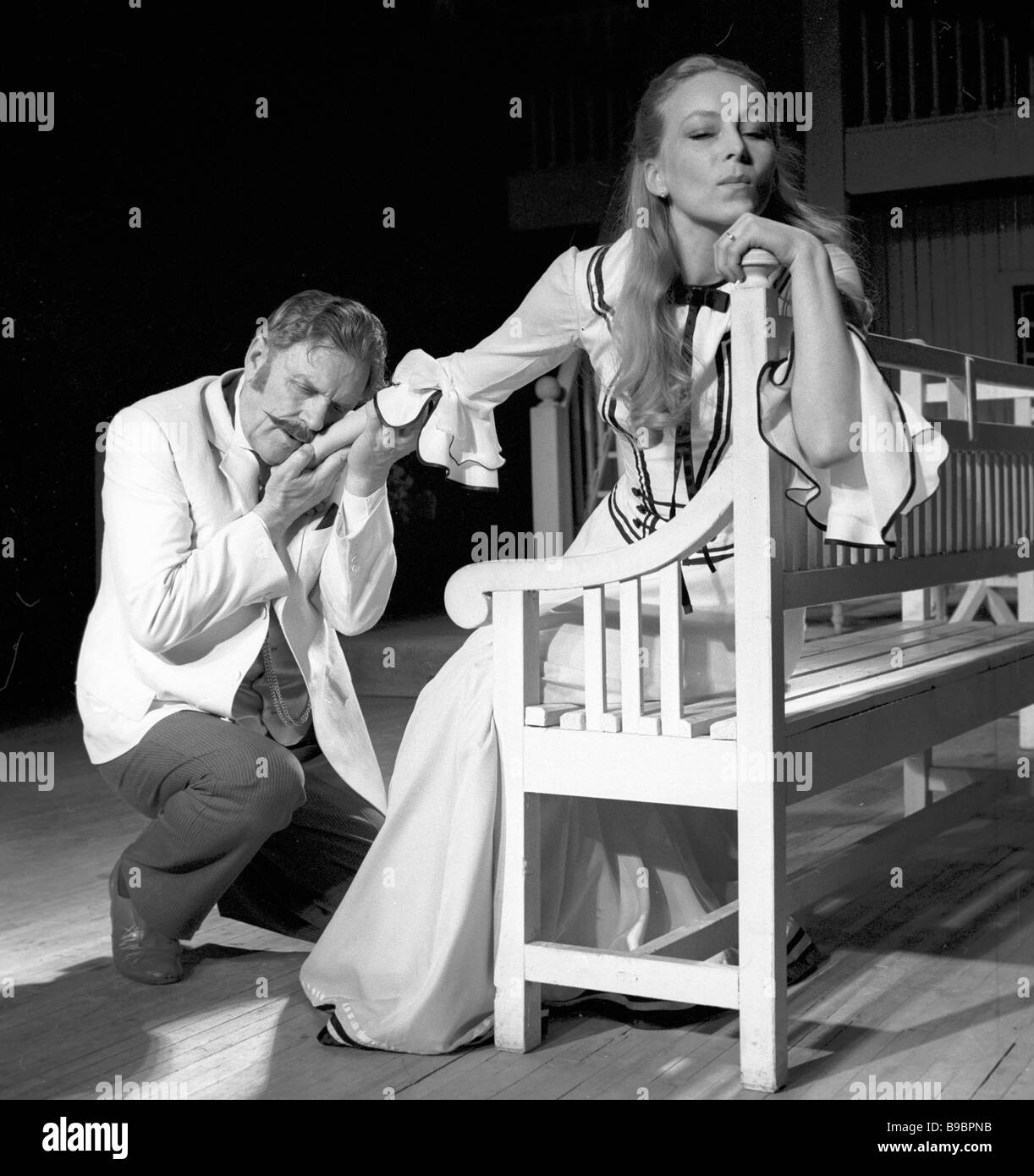 Nikolai Yeremenko left as Arnholm in Henrik Ibsen s The Lady from the ...