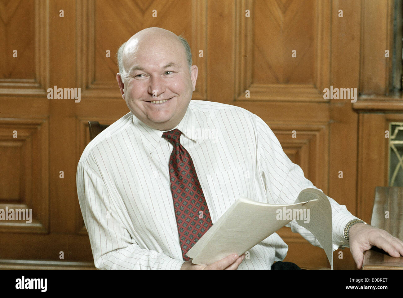 Moscow Mayor Yuri Luzhkov Stock Photo - Alamy