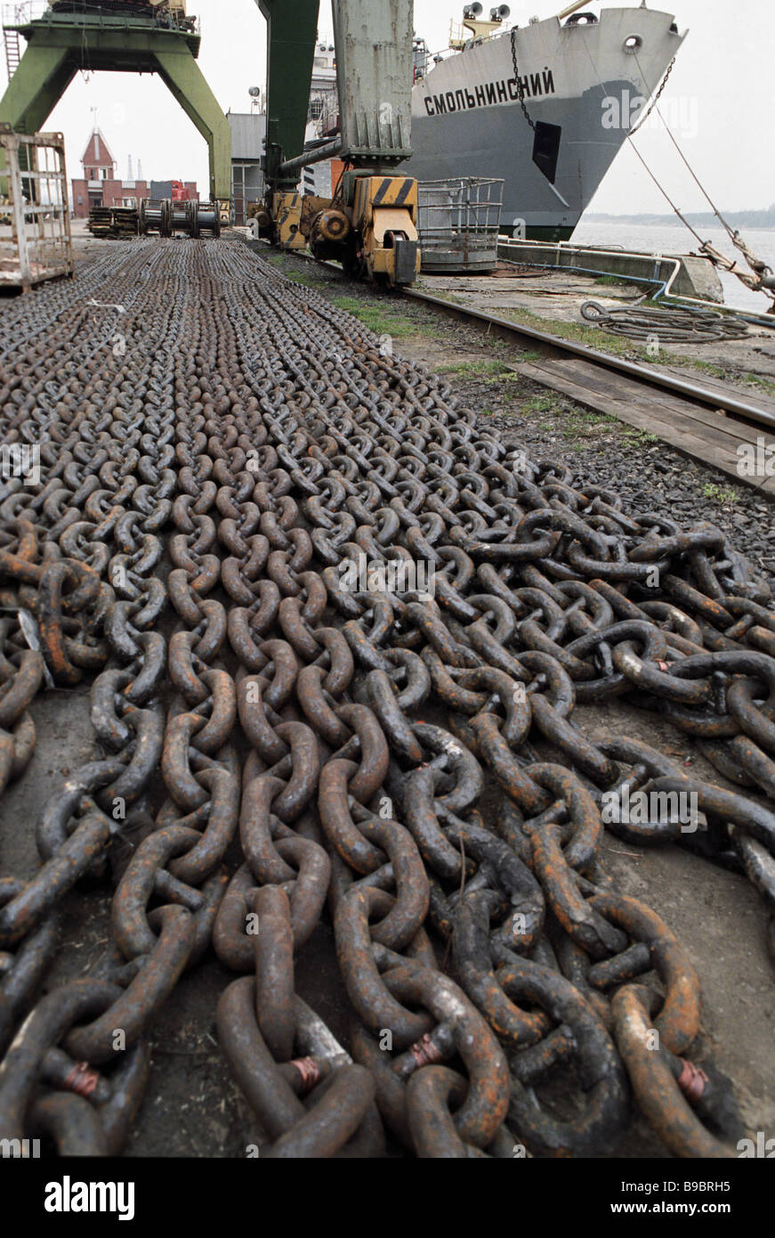 Shipyard in Klaipeda Lithuania Stock Photo - Alamy