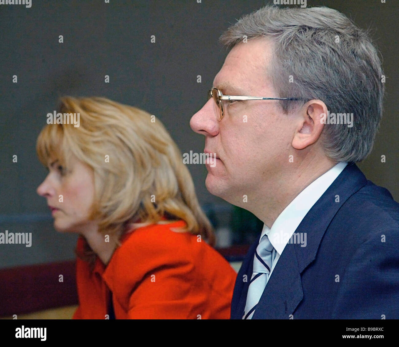 Finance Minister Vice Prime Minister Aleksei Kudrin and Deputy Finance ...