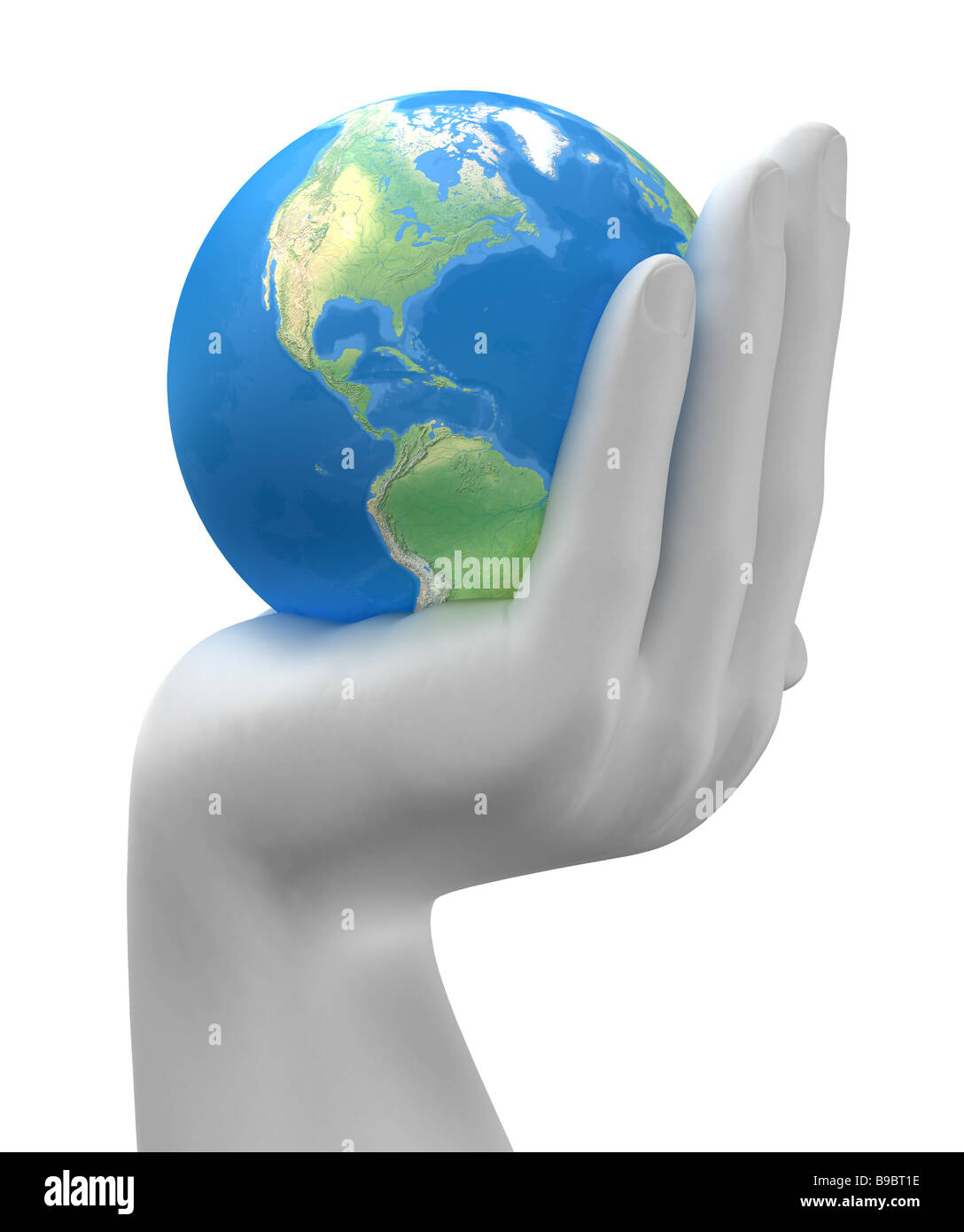 Sphere IN the hands Stock Photo - Alamy