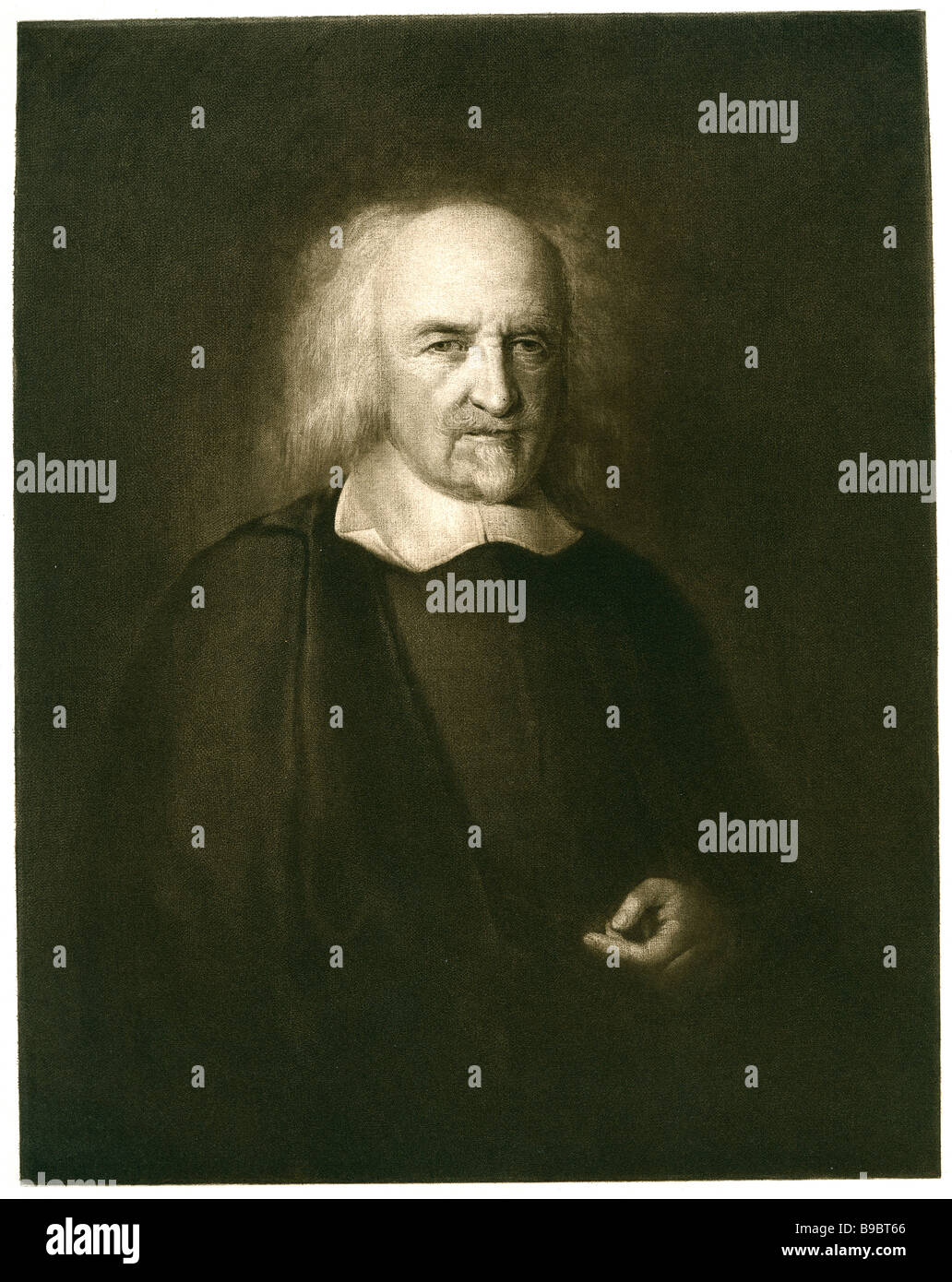 Thomas Hobbes 1588 1679 English philosopher political philosophy Stock ...