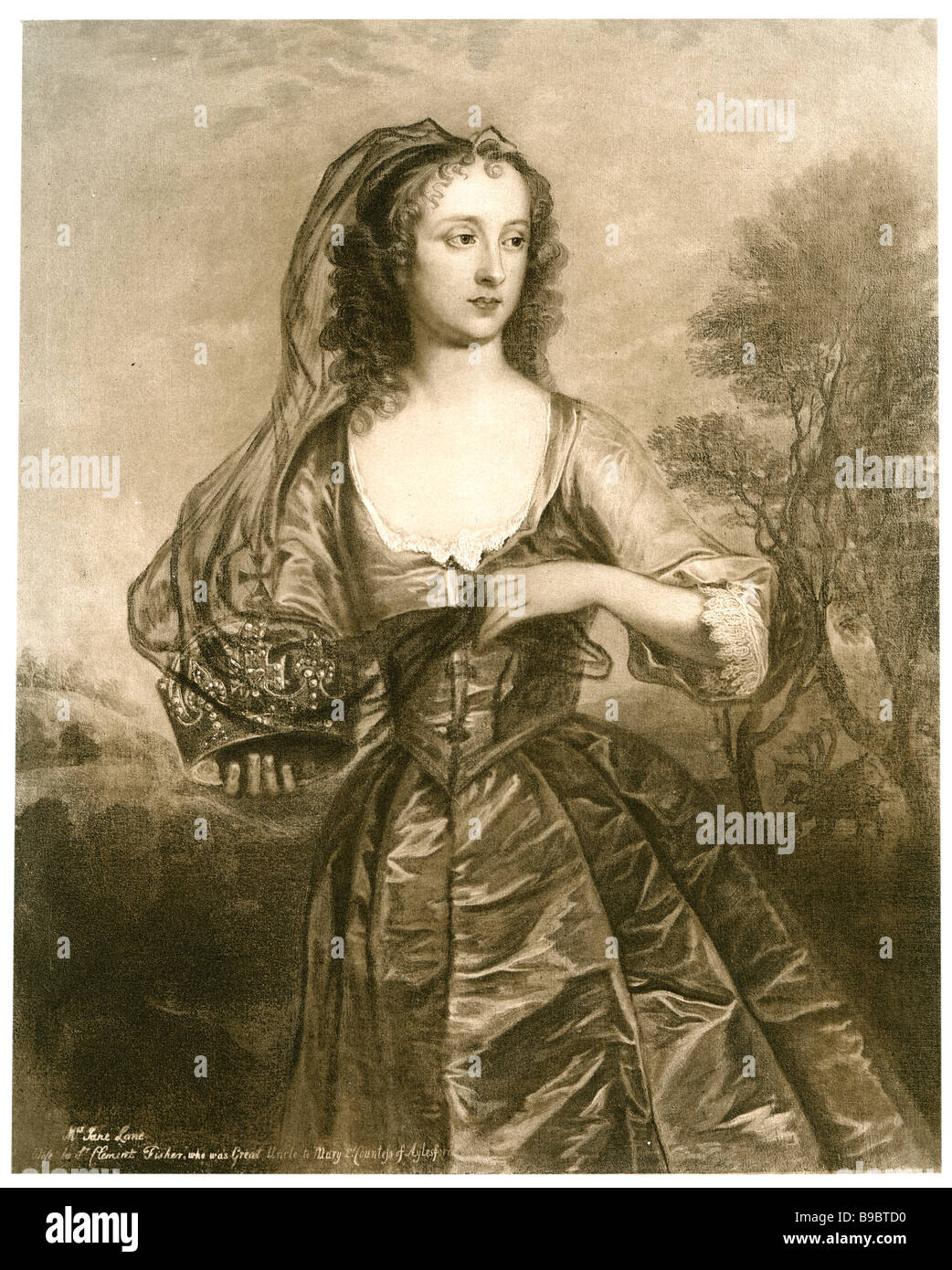 Jane Lane 1626 1689 heroic Escape of Charles II 1651 Stock Photo - Alamy