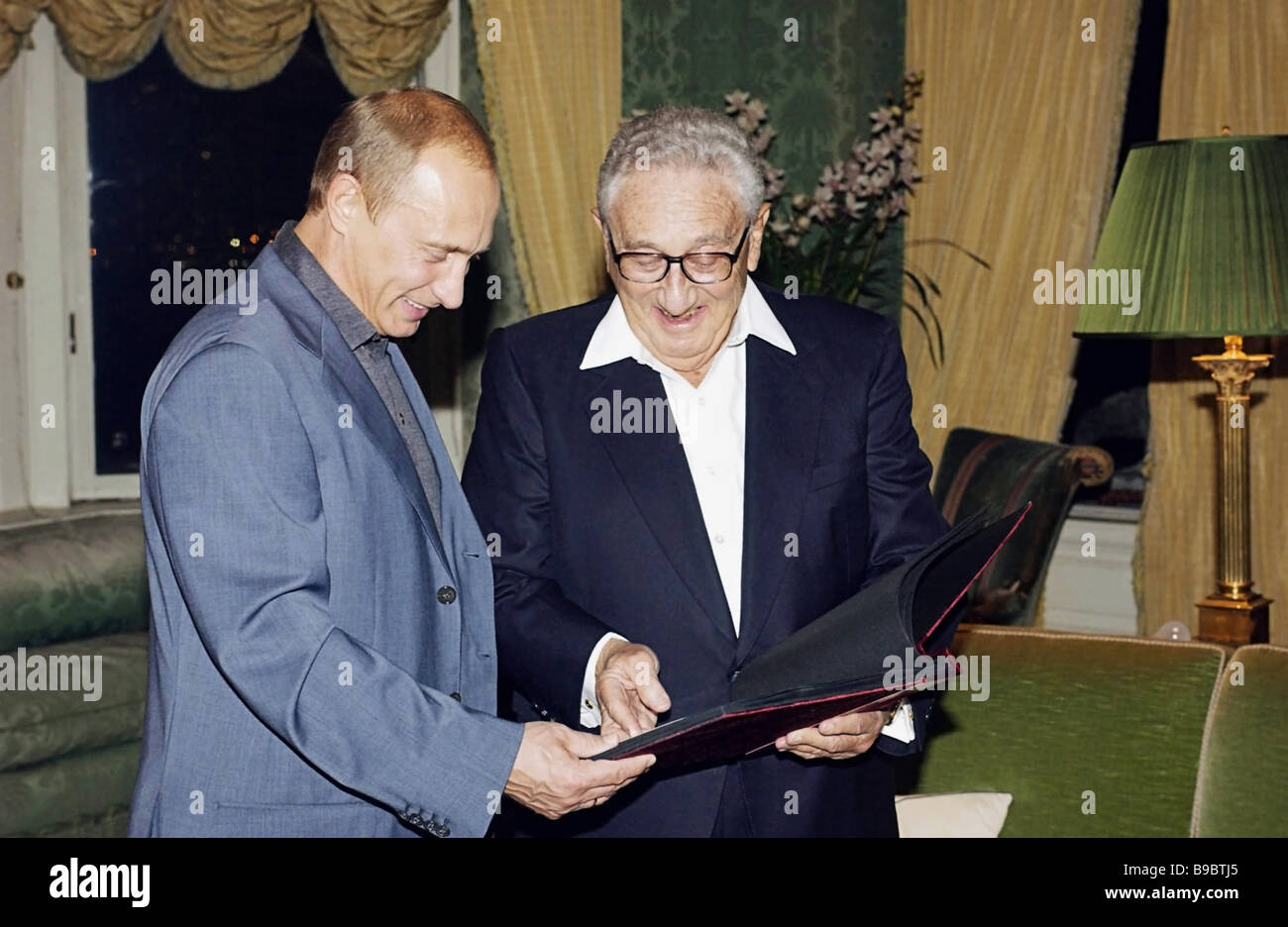 Russian President Vladimir Putin met with former U S Secretary of State ...