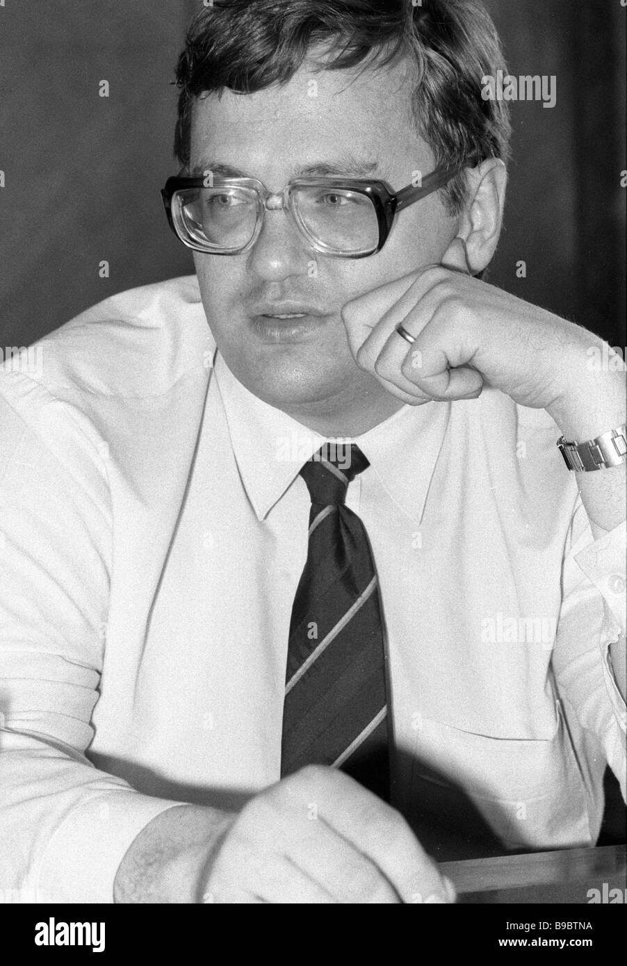 Russia s Vice Premier Boris Fyodorov Stock Photo - Alamy