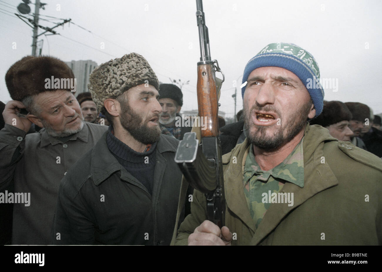 Terrorists in Chechnya Stock Photo - Alamy