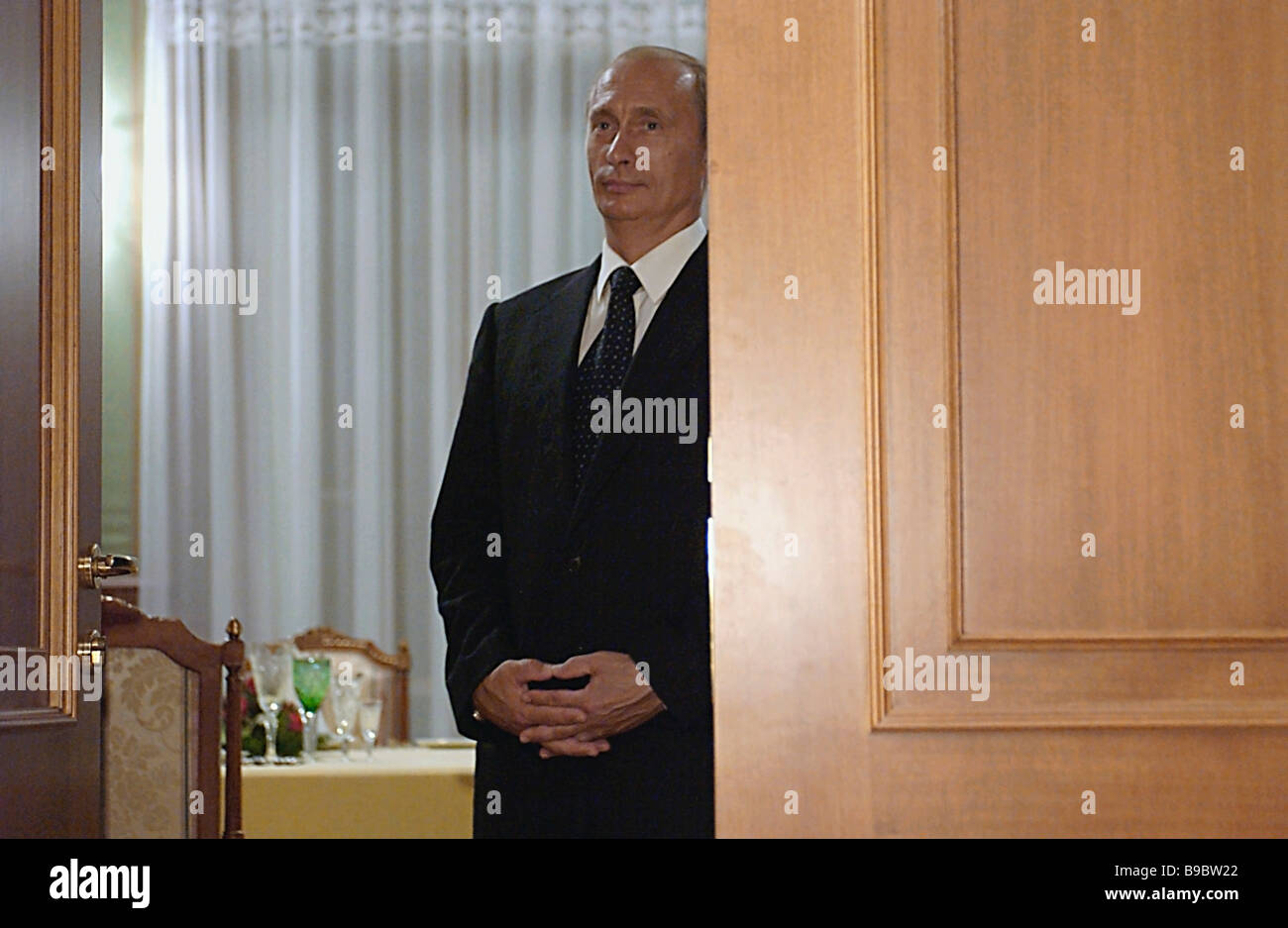 Russian President Vladimir Putin at the Bocharov Ruchei presidential ...