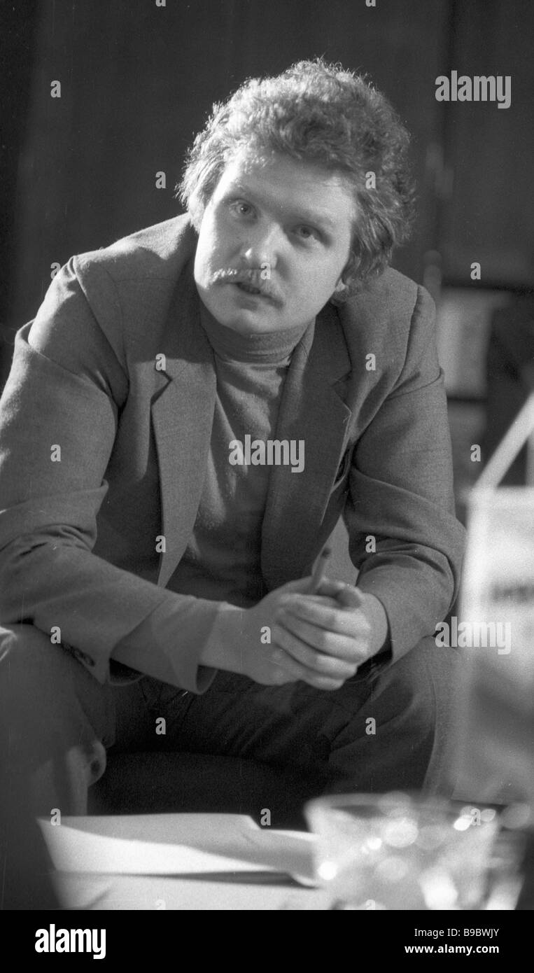 Writer Yury Polyakov Stock Photo - Alamy