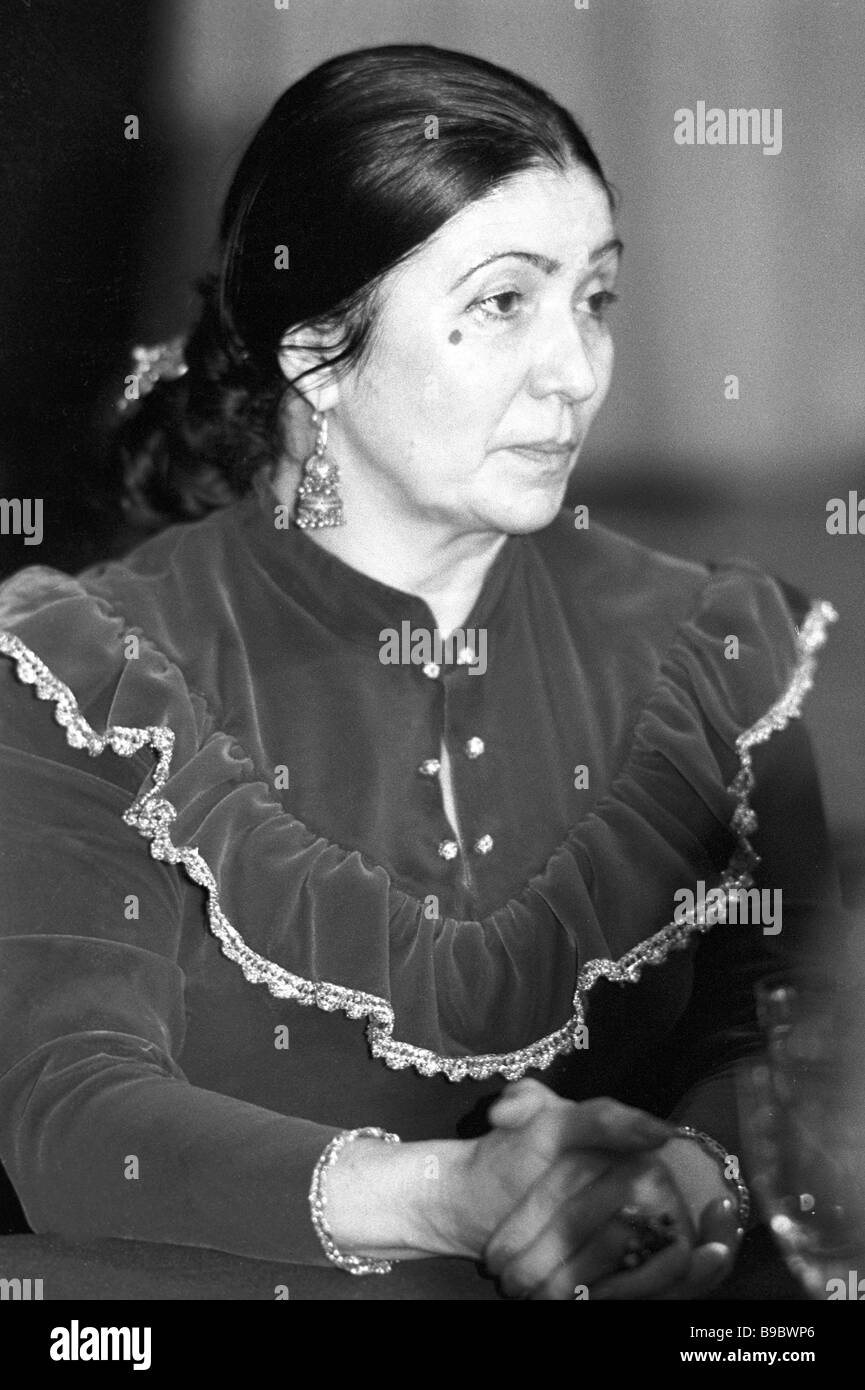 Fazu Aliyeva a people s poetess of Dagestan Stock Photo - Alamy