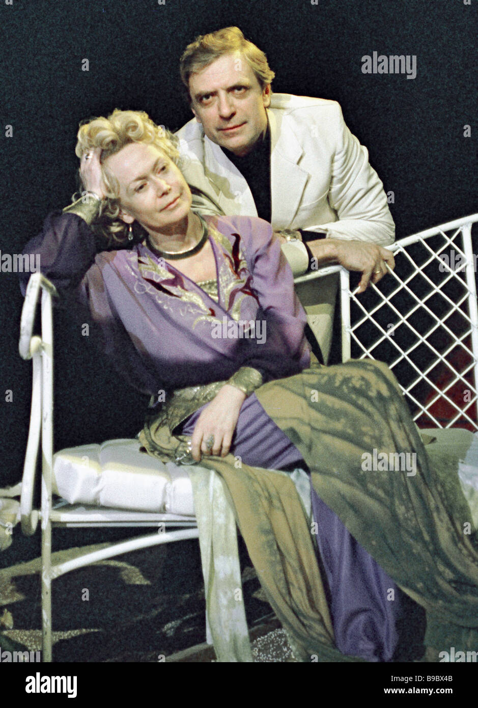 A scene from the theater performance of the Mayakovsky Moscow Academic ...