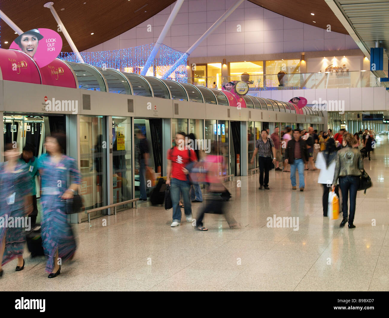 Passengers get off train hi-res stock photography and images - Alamy