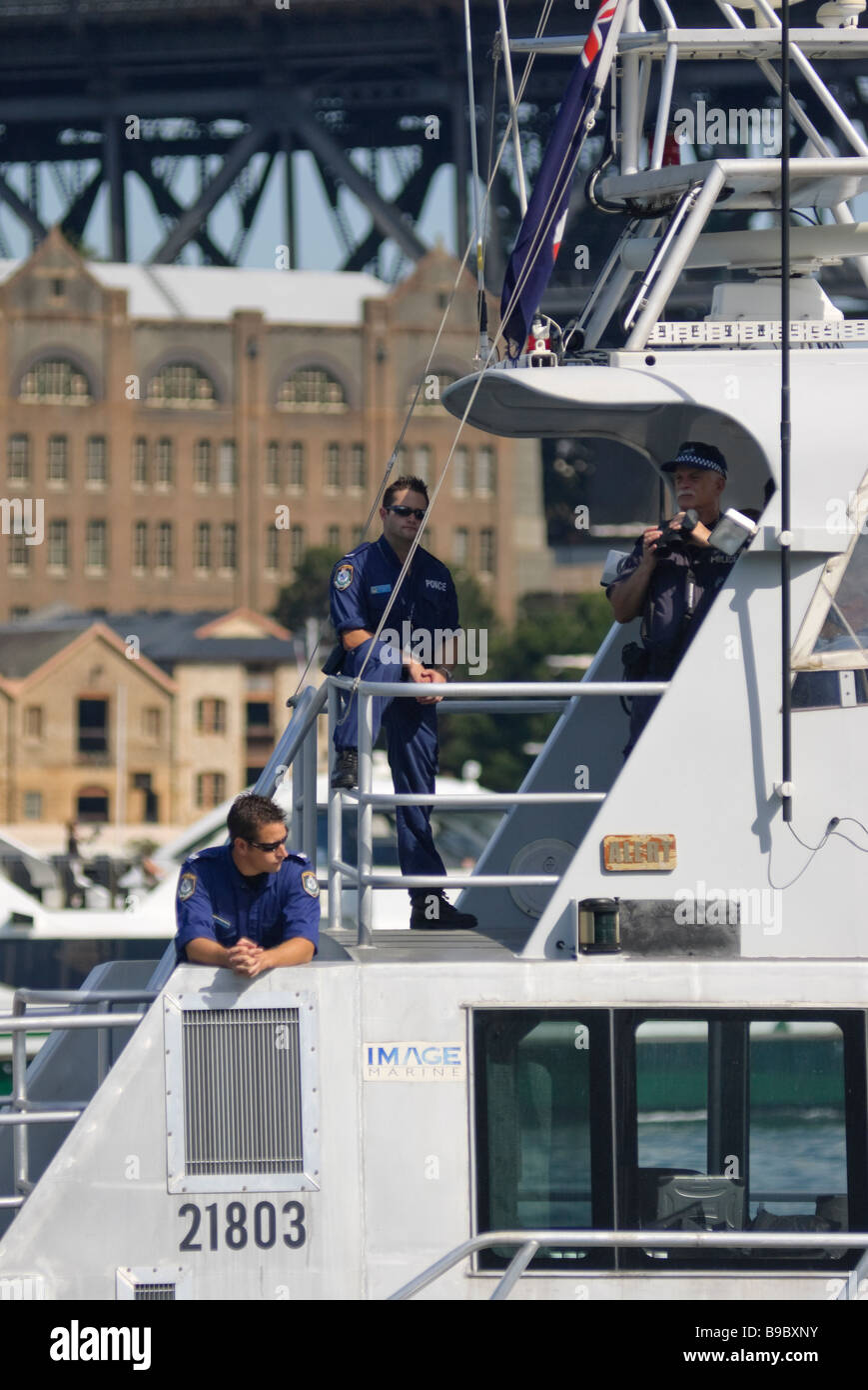Harbour police patrol boat australia hi-res stock photography and ...