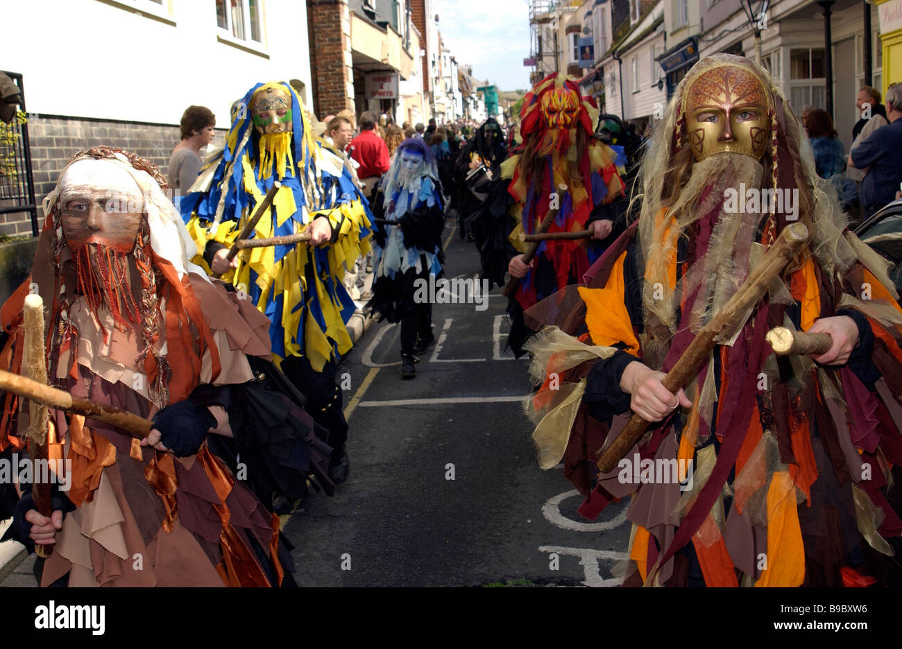 Jack in the Green Mayday festival. Hastings, East Sussex, England, UK ...