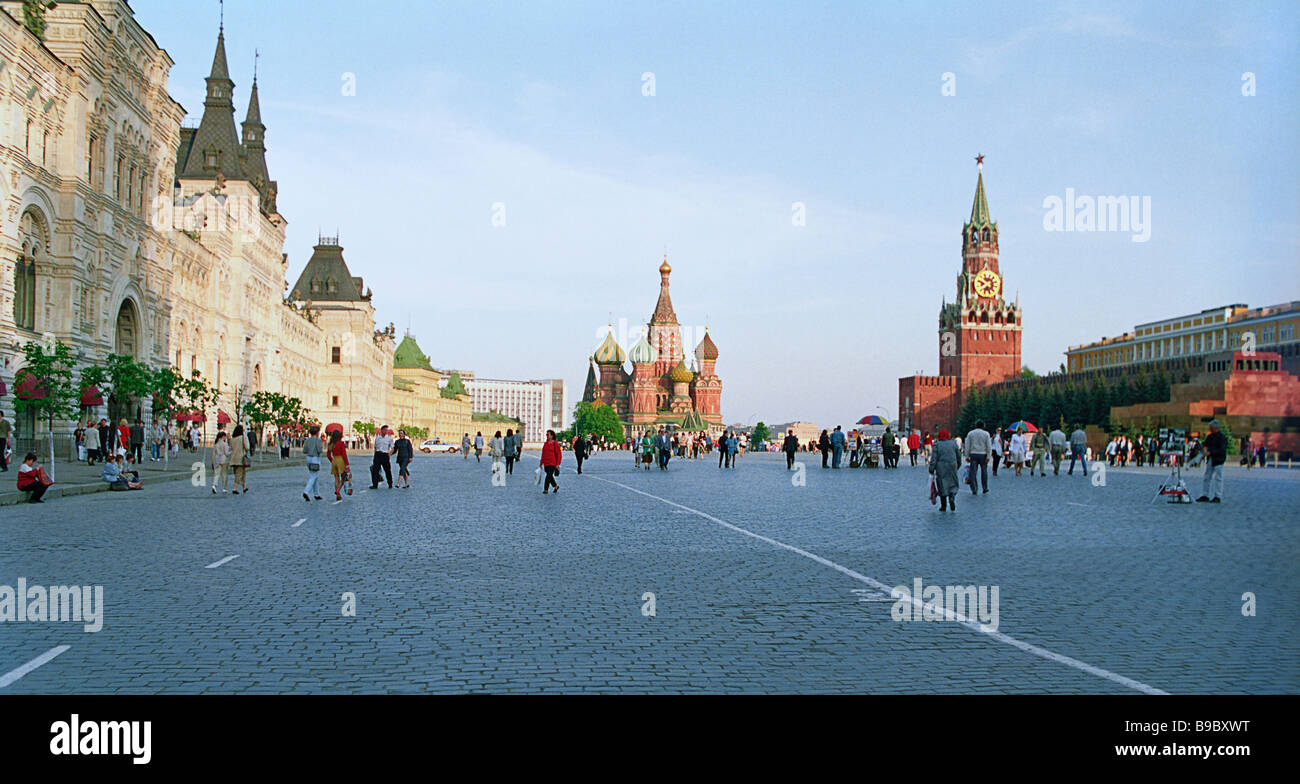 Red Square in Moscow Stock Photo - Alamy