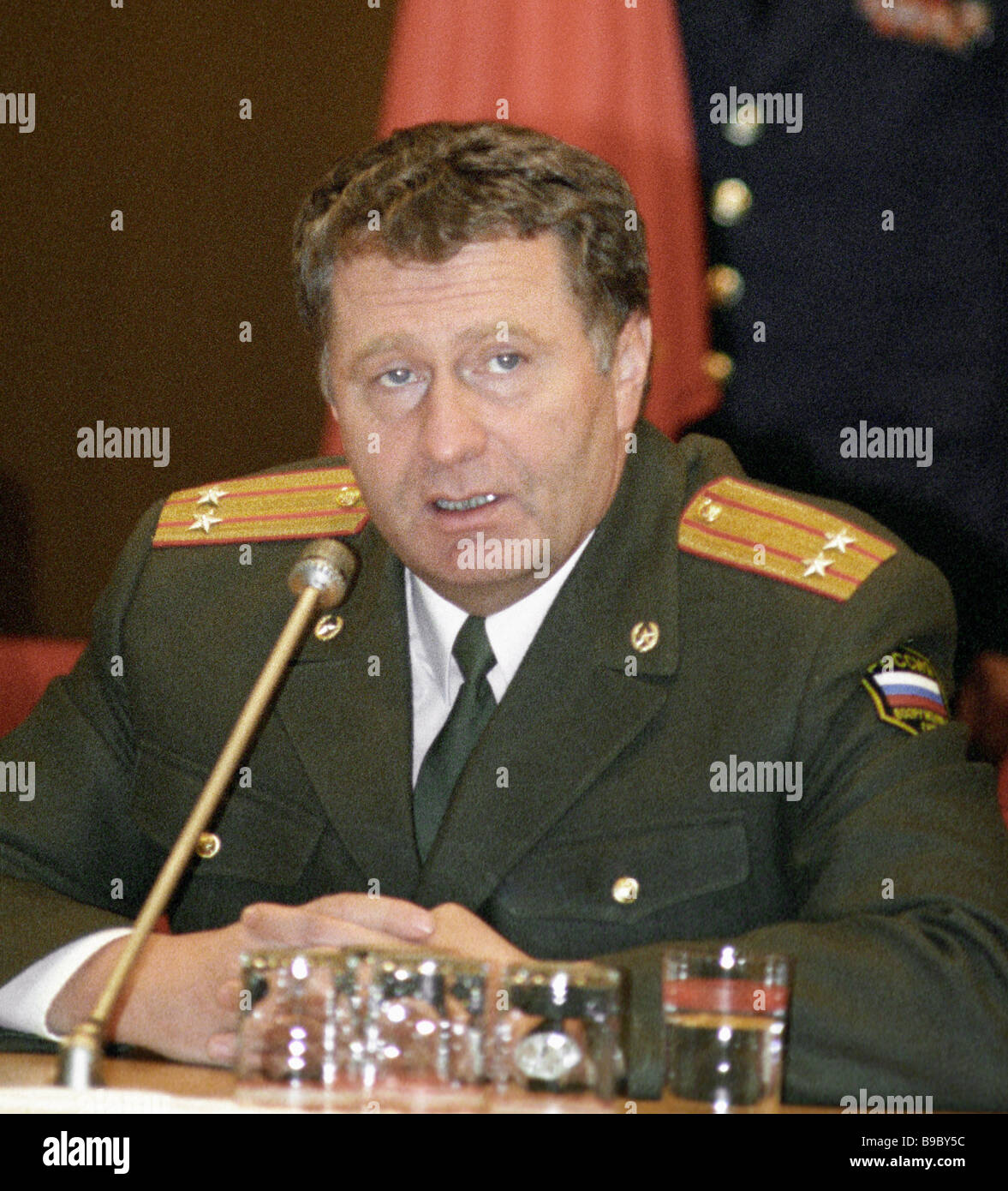 Vladimir Zhirinovsky LDPR leader Stock Photo - Alamy