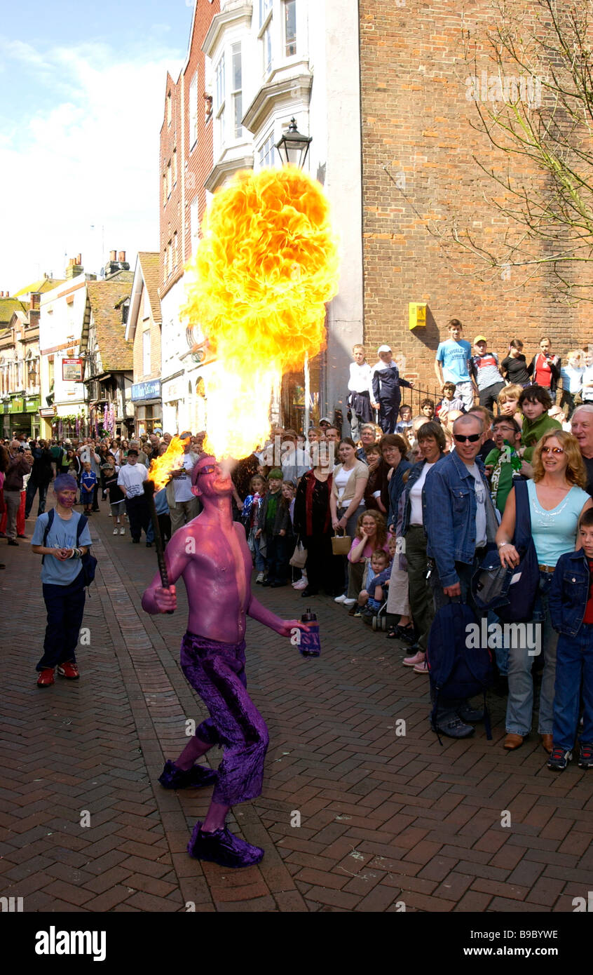 Jack in the Green Mayday festival. Hastings, East Sussex, England, UK ...