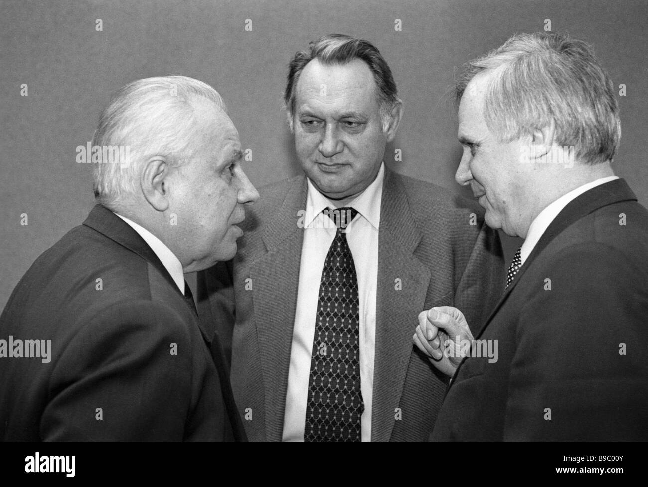 Deputies Anatoly Lukyanov Yury Maslyukov and Nikolai Ryzhkov left to ...