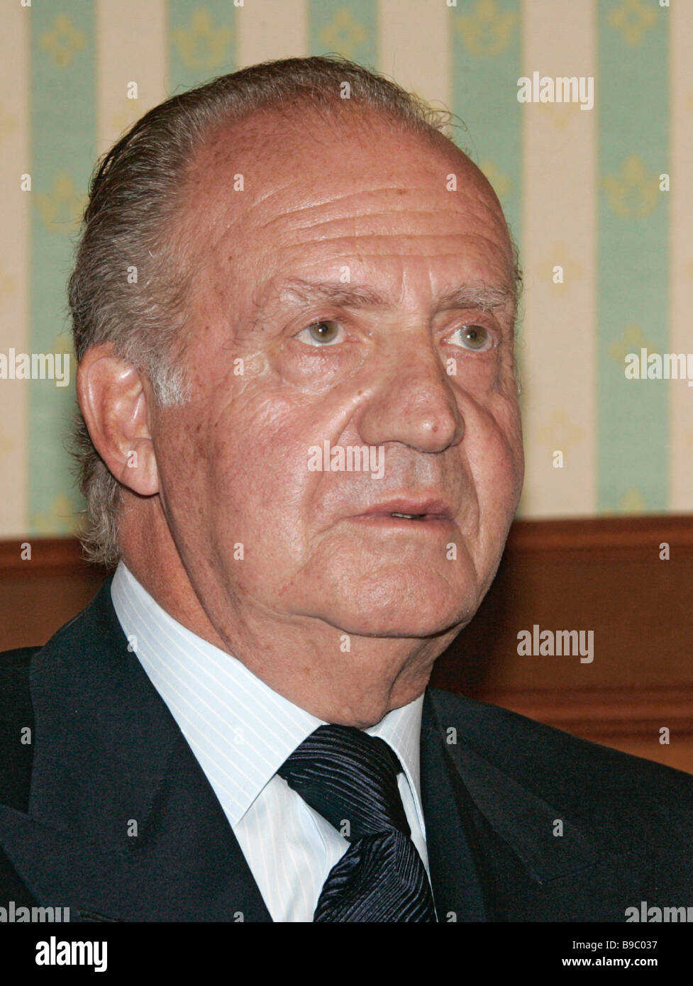 King of Spain Juan Carlos I in the Bocharov Ruchei Russian presidential ...