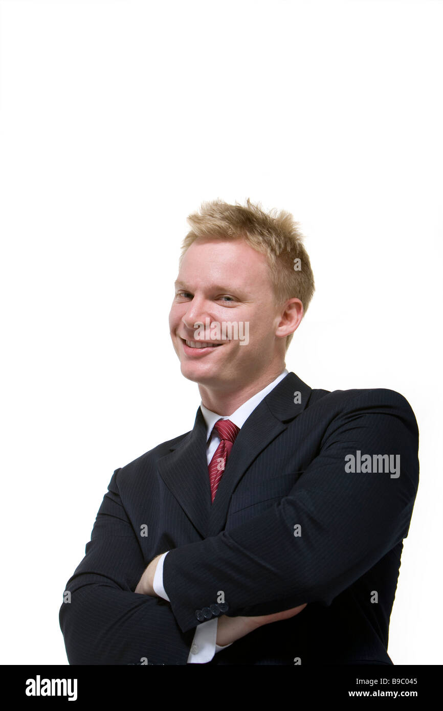 Portrait of confident businessman Stock Photo - Alamy