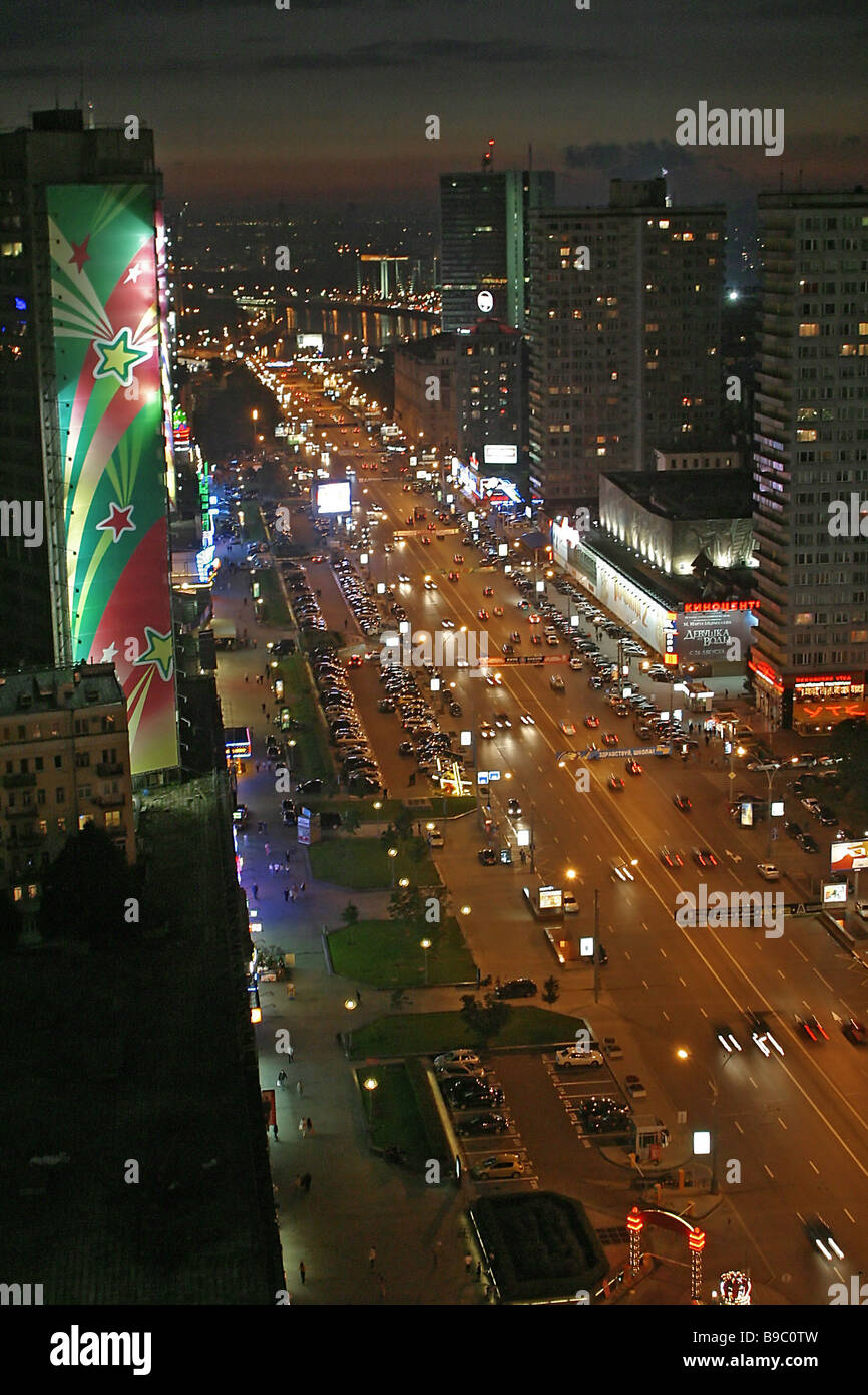 A view of Novy Arbat Stock Photo - Alamy