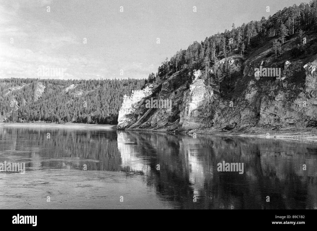 The river Vilyui Siberia Stock Photo - Alamy