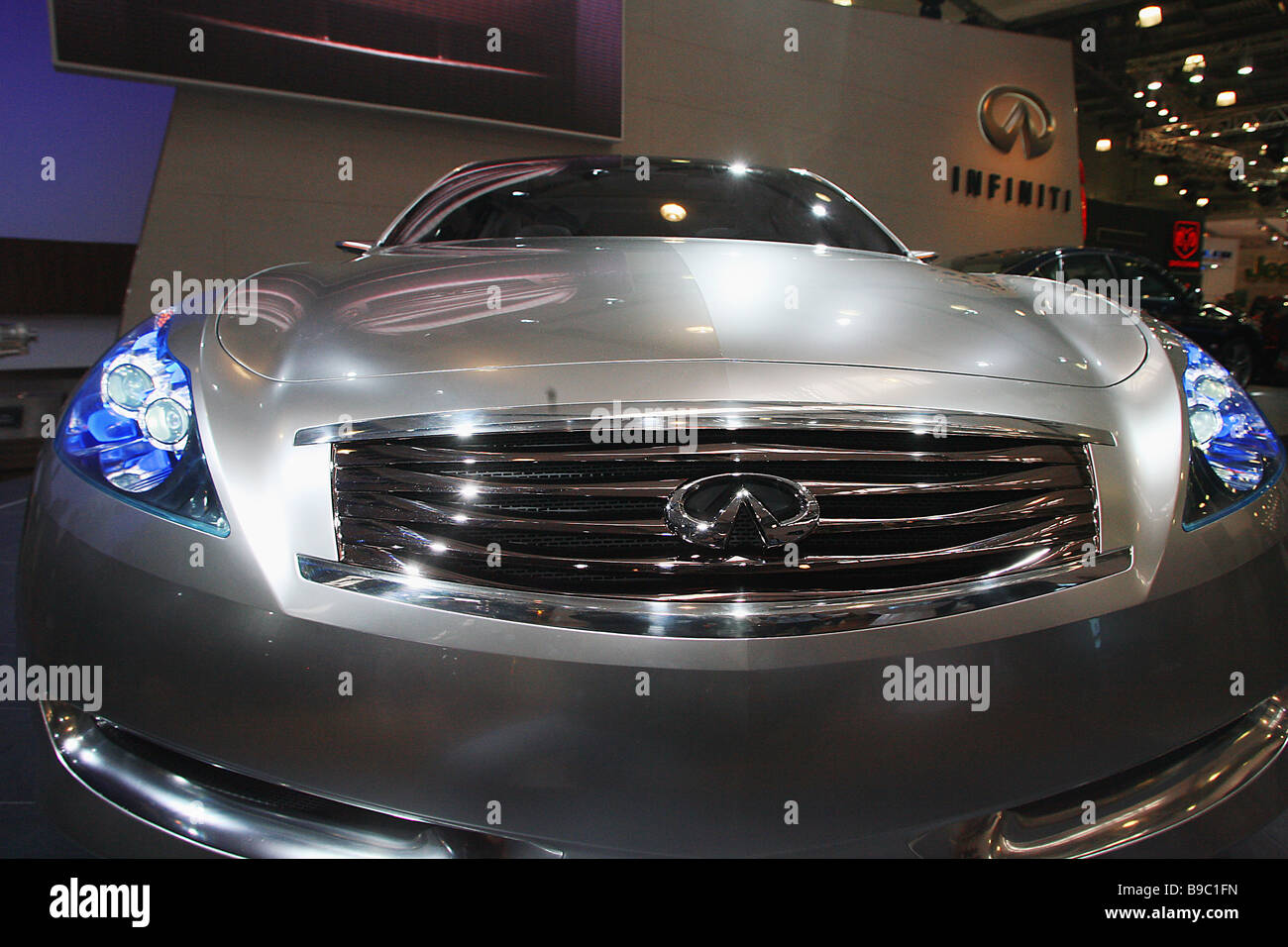 The Infiniti car on display at the 2nd International Motor Show ...