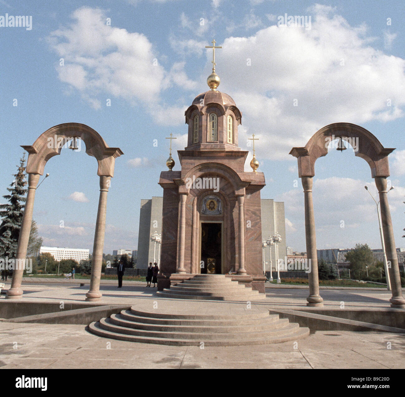 A chapel built in the memory of the miners Stock Photo - Alamy