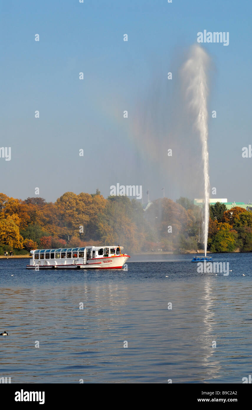 Alster excursion boat hi-res stock photography and images - Alamy