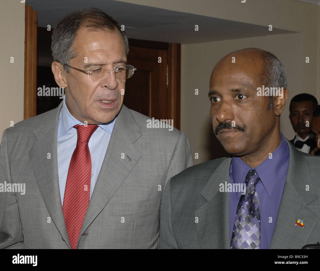 Foreign Minister of Russia Sergei Lavrov and Foreign Minister of ...