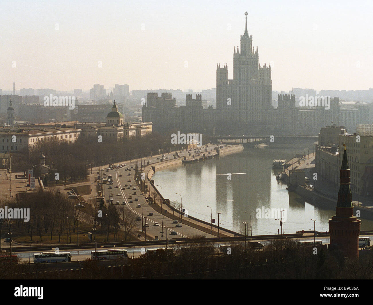A high rise in the Kotelnicheskaya Embankment Moscow Stock Photo - Alamy