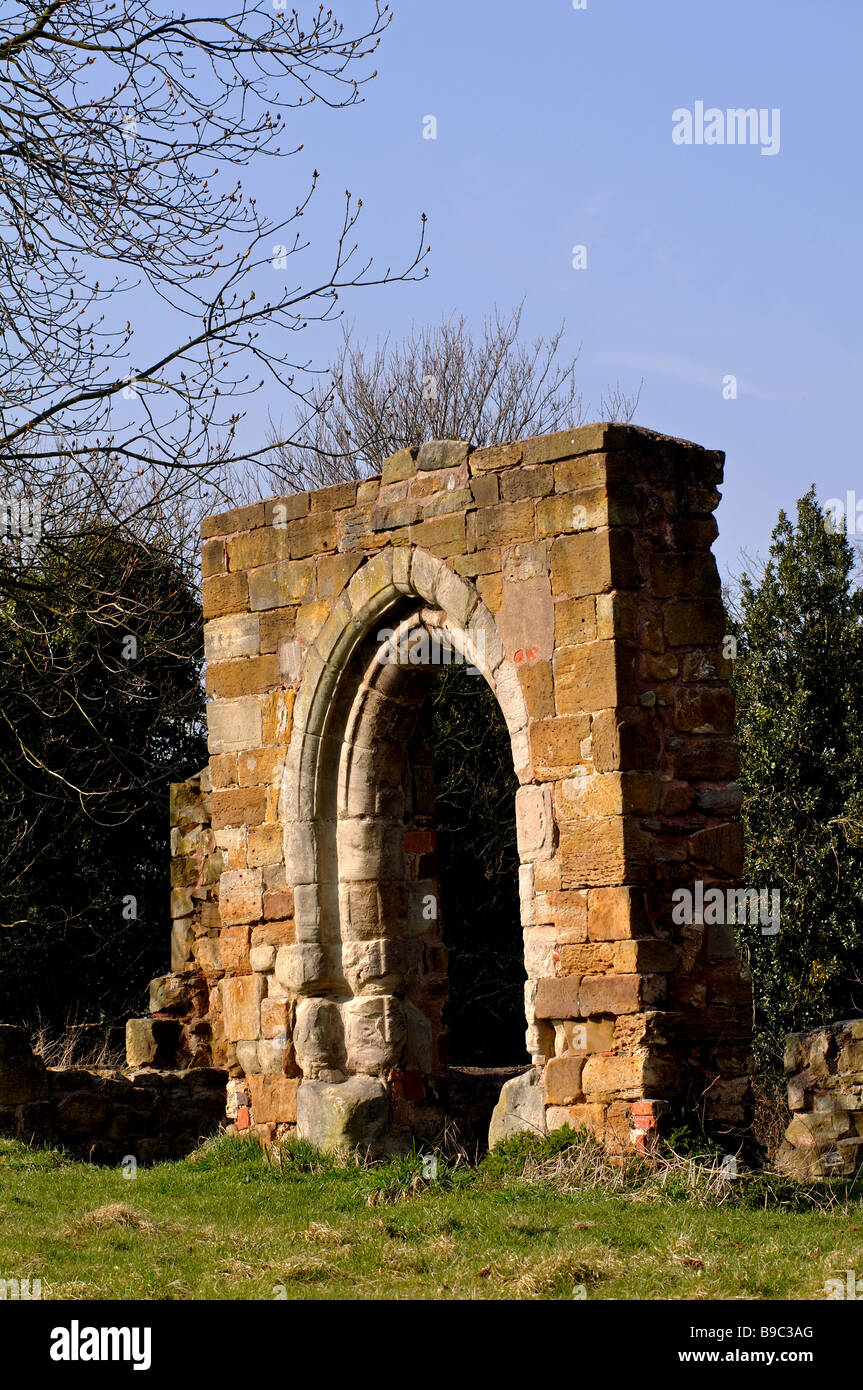 Alvecote Priory ruins, Warwickshire, England, UK Stock Photo - Alamy