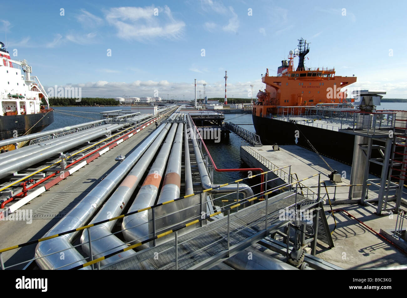 The Lukoil II transshipment terminal on the Vysotsky Island Its rated ...