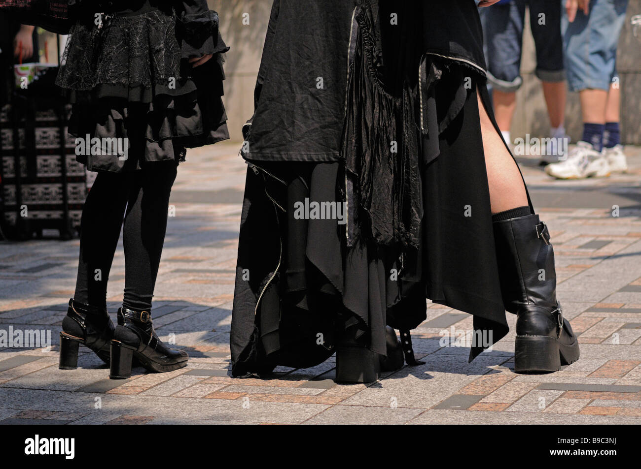 People in Harajuku style clothing at Yoyogi Park. Shibuya. Tokyo. Japan ...