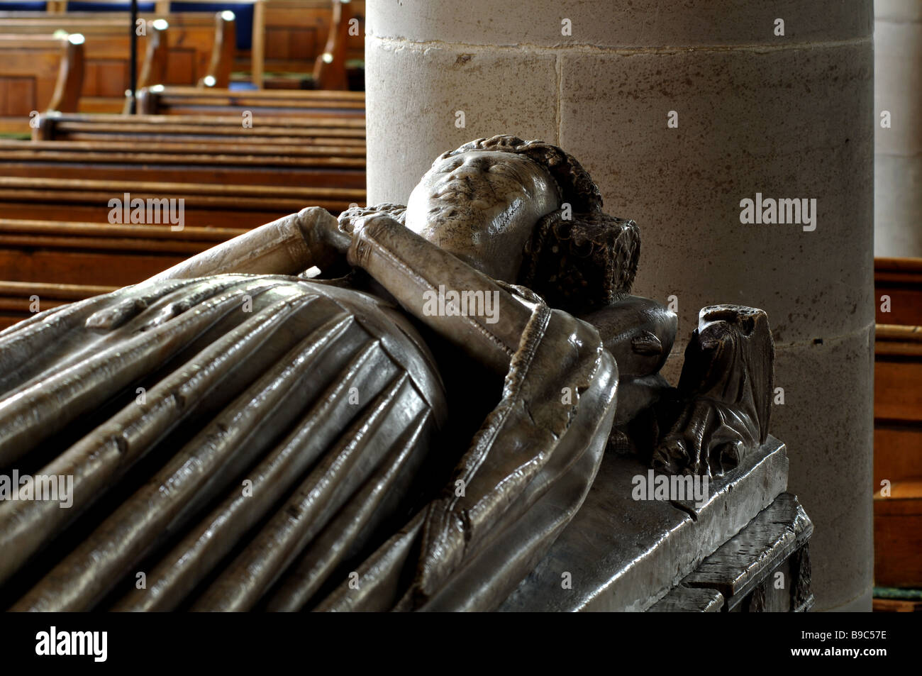 Tomb of Elizabeth Cockayne in St. Editha`s Abbey Church, Polesworth ...