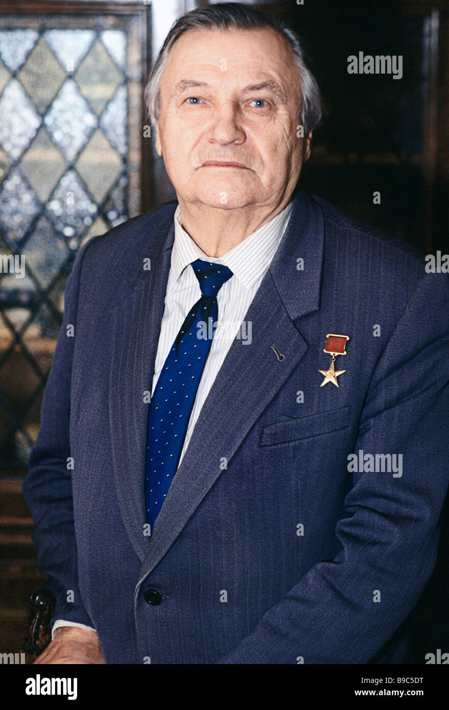 Soviet writer Mikhail Alekseyev Hero of the Socialist Labor winner of ...