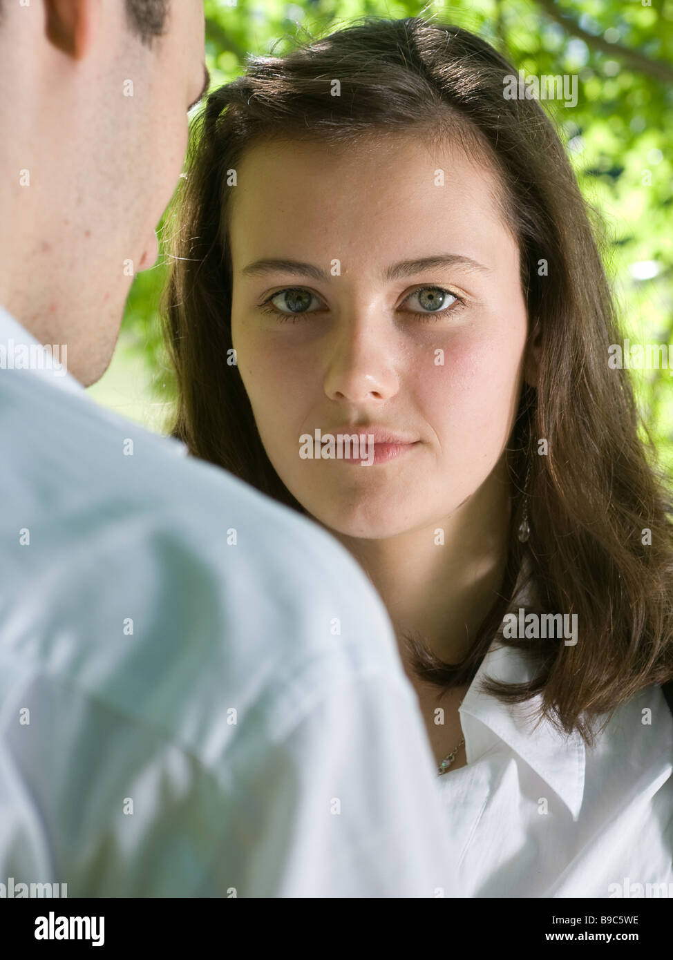 look over shoulder Stock Photo - Alamy