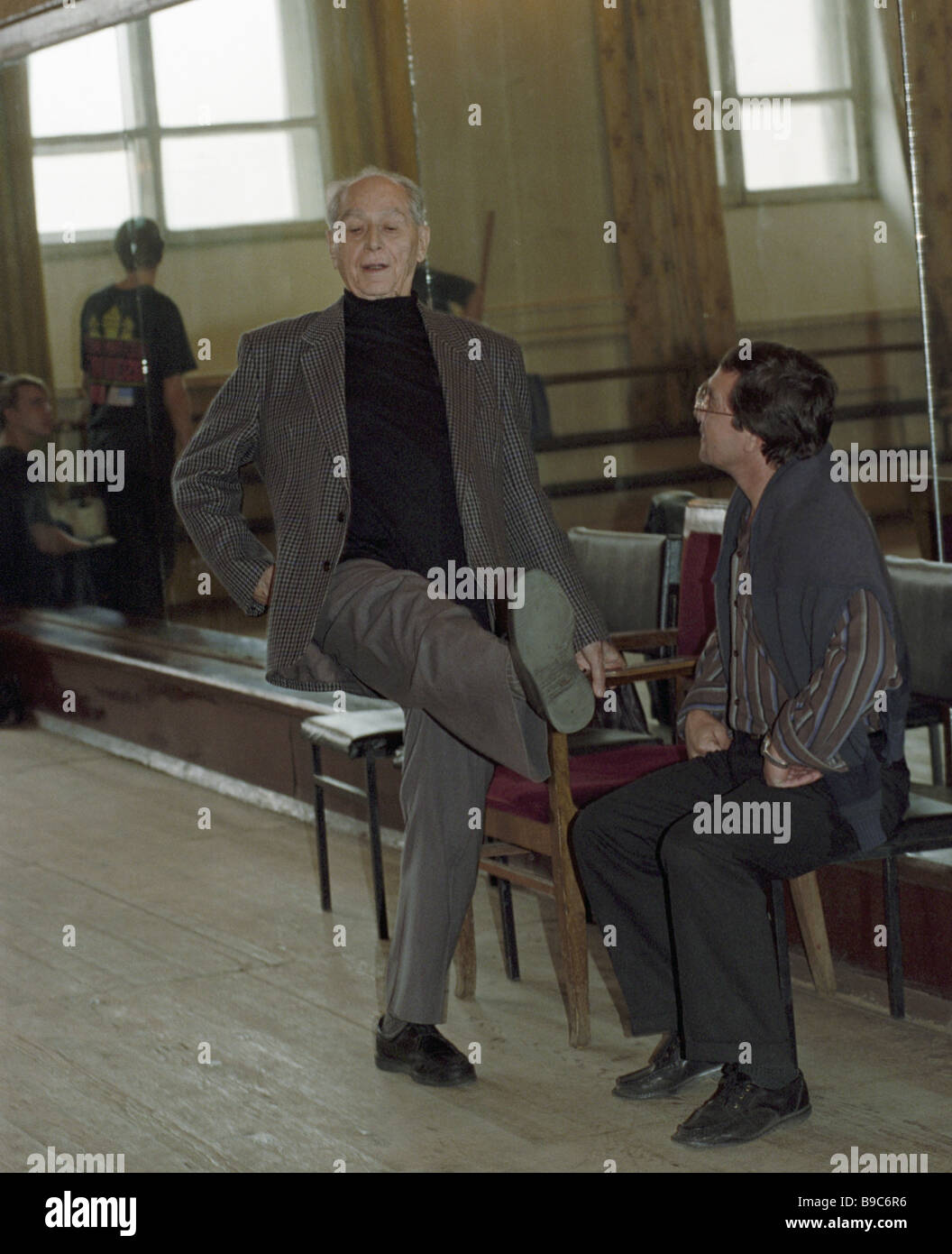 Igor Moiseyev choreographer of the State Dance Company left Stock Photo ...