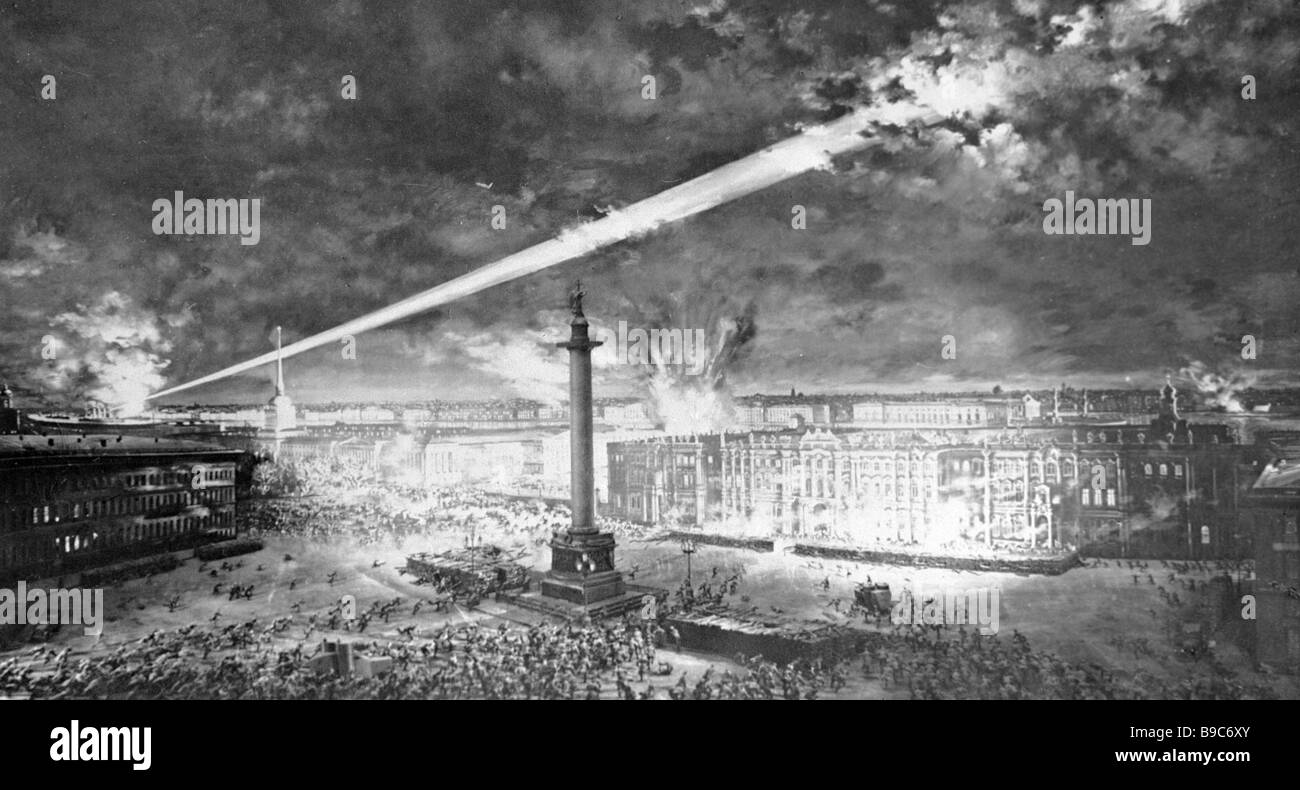 Storming the Winter Palace Diorama Central Revolution Museum Moscow ...