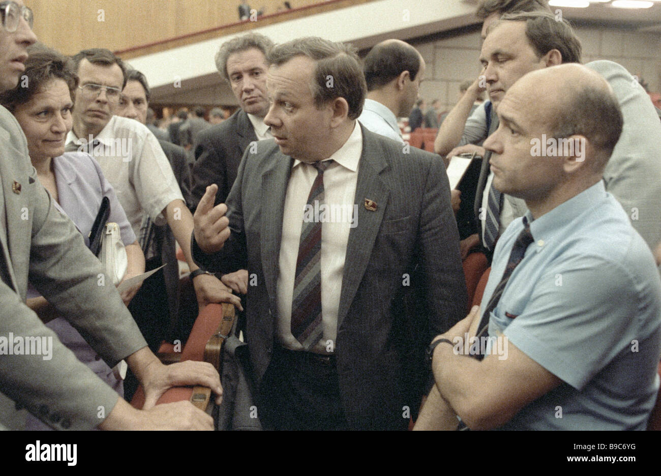 Yury Prokofyev the first secretary of the Moscow City Committee of the ...