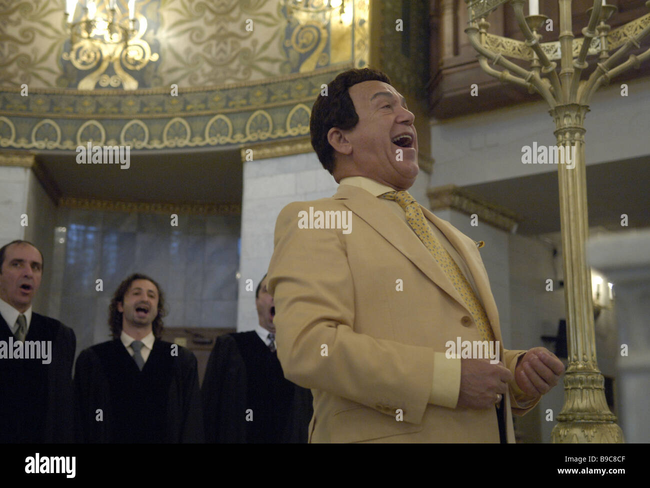 Popular singer Iosif Kobzon at the official ceremony of opening the ...