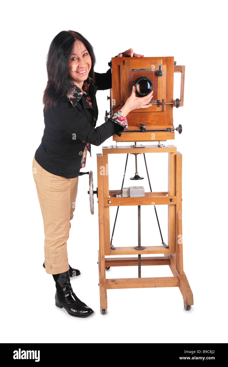 Old looking photo Cut Out Stock Images & Pictures - Alamy