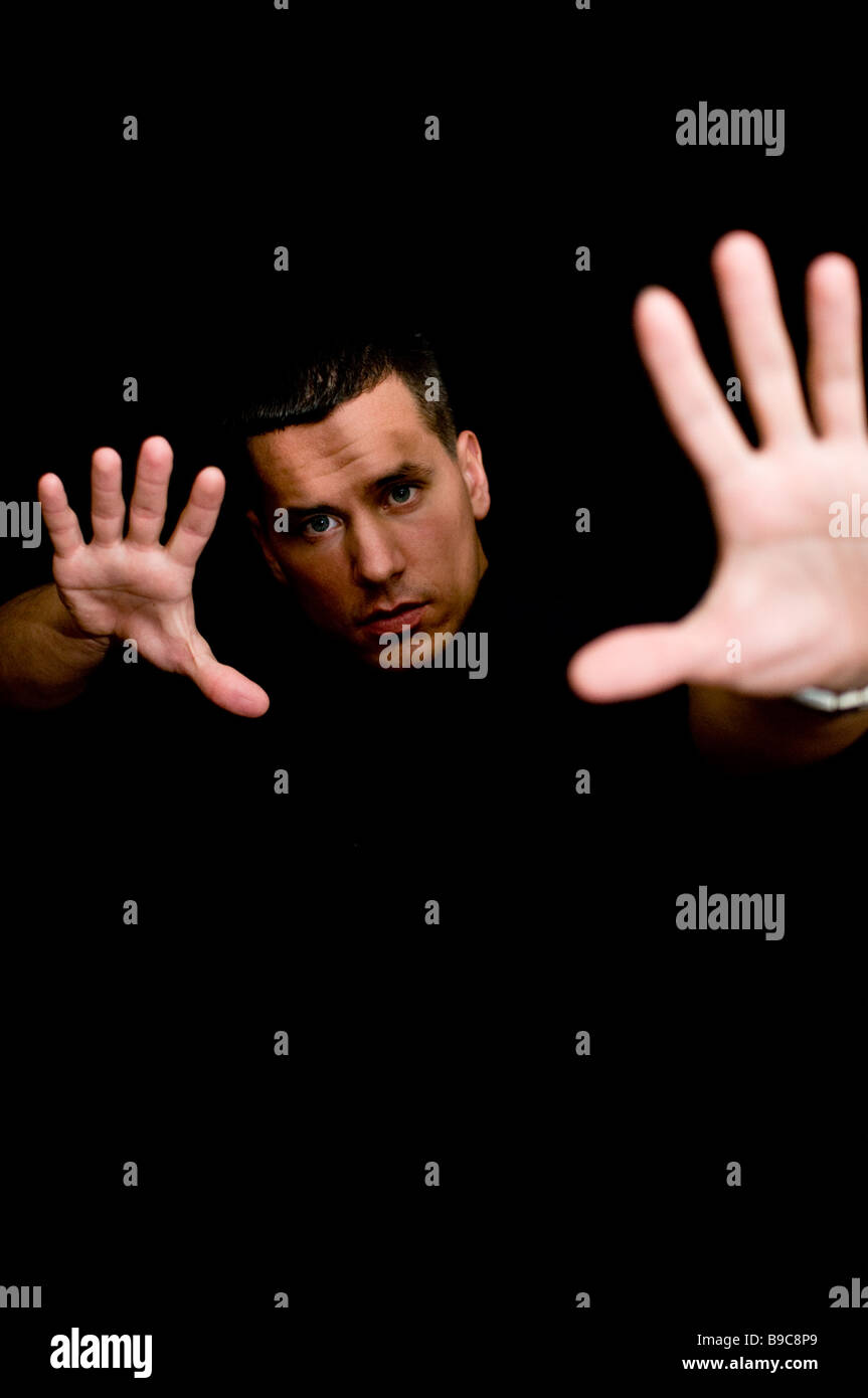 A studio portrait of a young Eastern European male Stock Photo - Alamy