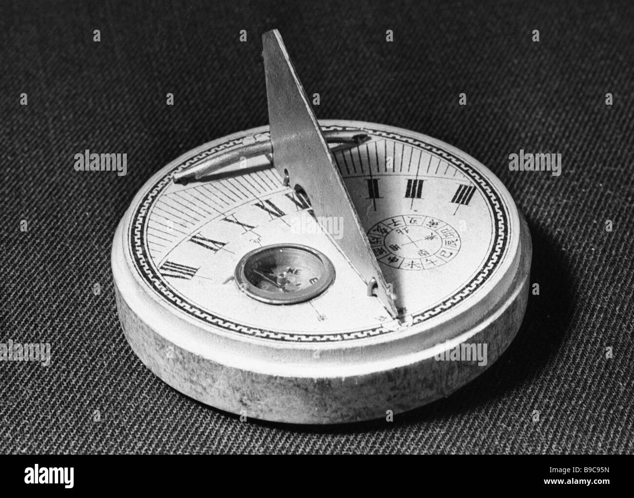 A sun dial at the Polytechnic Museum Stock Photo - Alamy