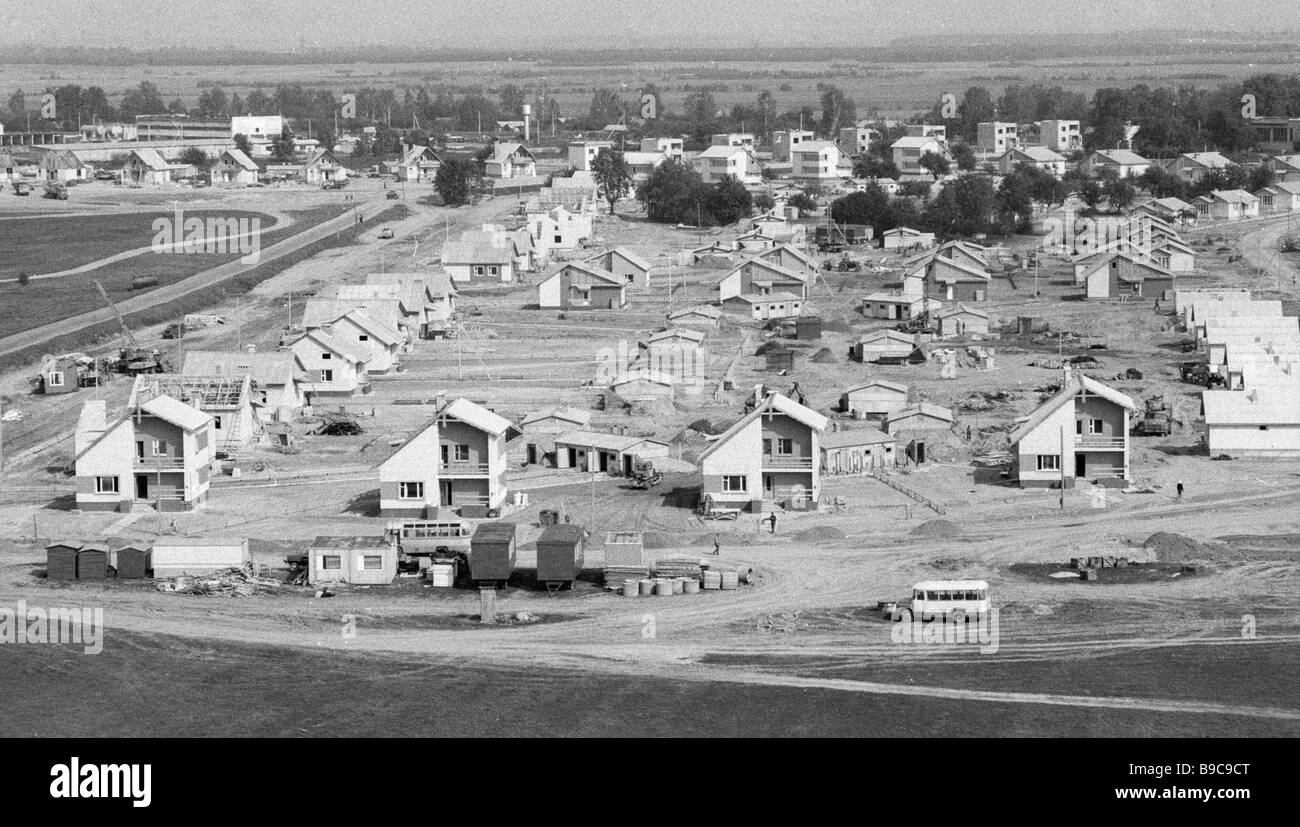 A new settlement being built for relocates from the Chernobyl nuclear ...