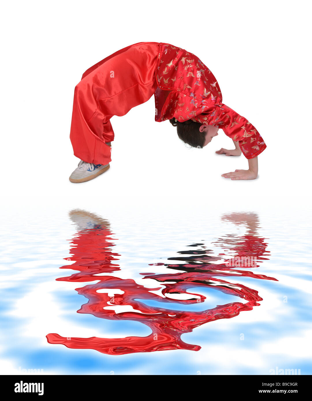 Wushu girl hi-res stock photography and images - Alamy