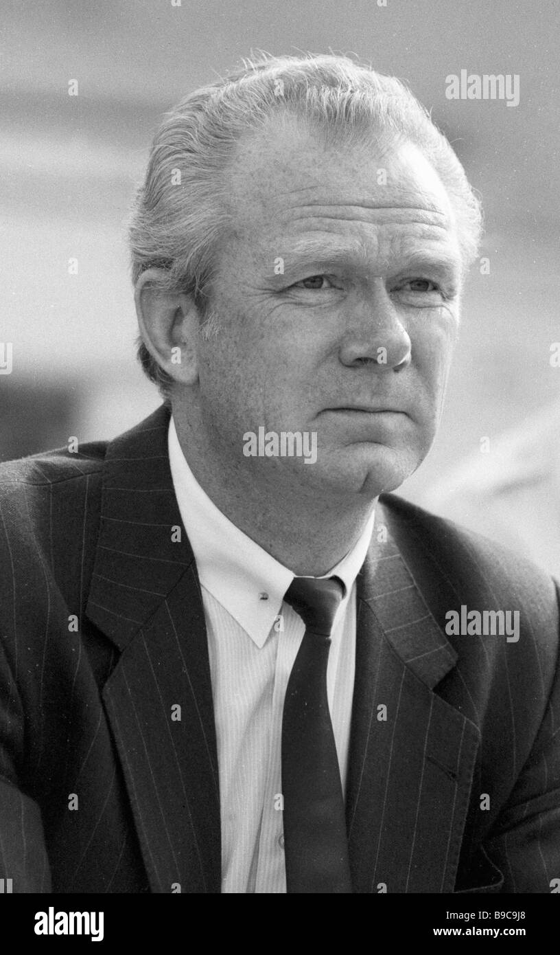 USSR national football team coach Valery Lobanovsky Stock Photo - Alamy